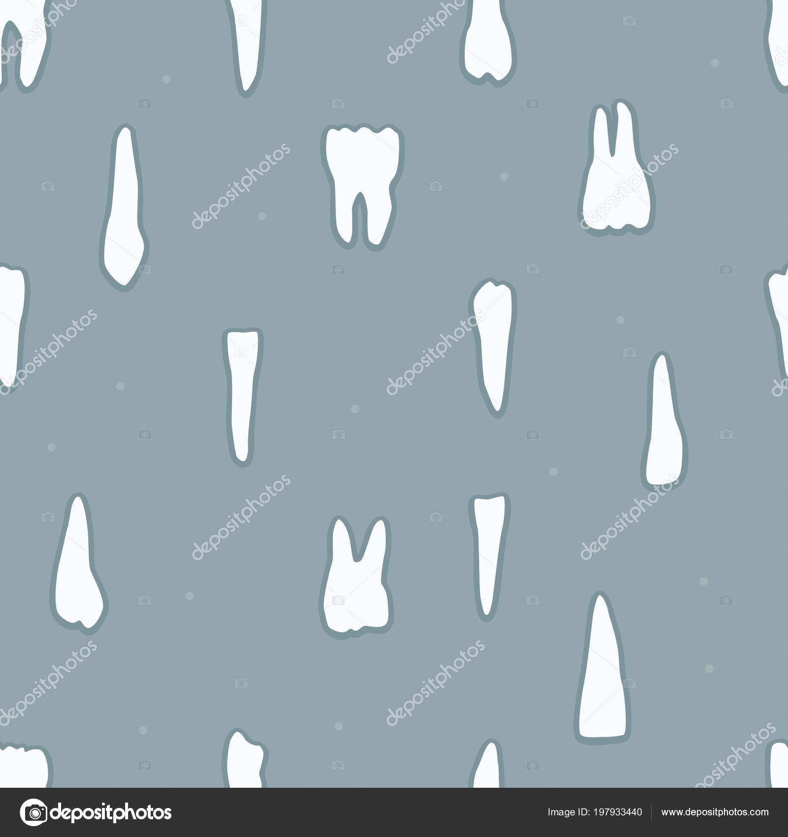 Human Teeth Vector Background Stock Vector Image by ©JaynaKubat #197933440