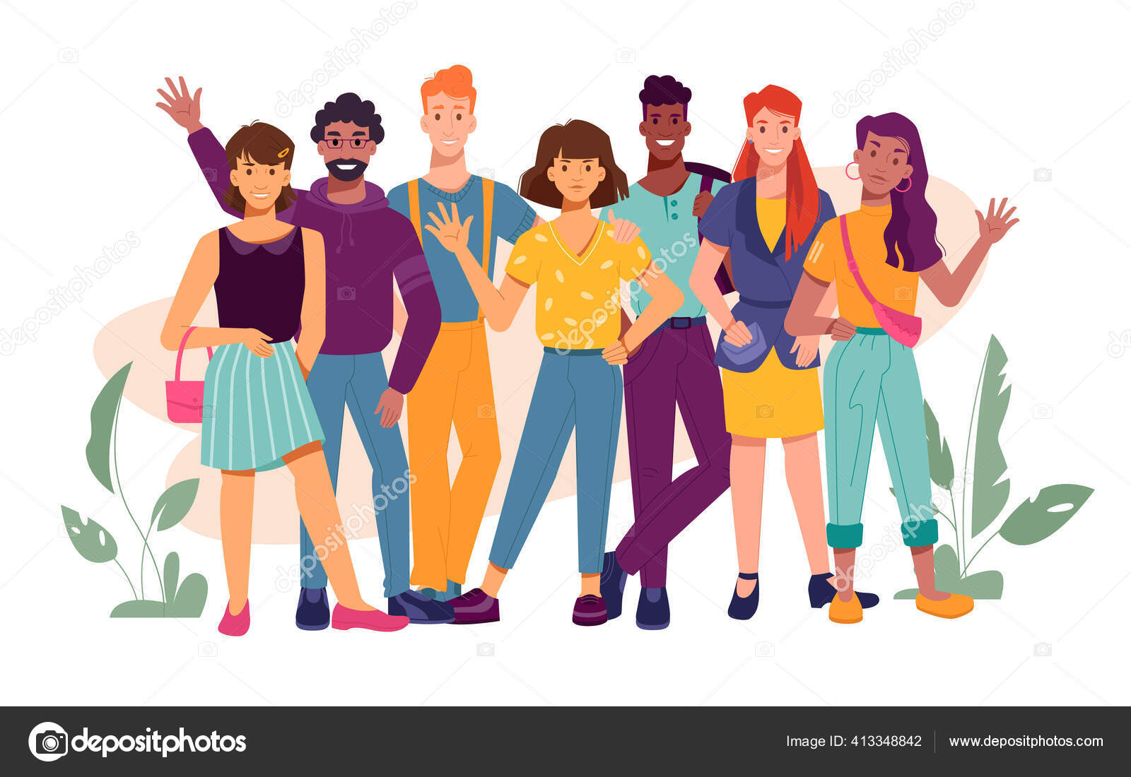 Sociedad, Dibujos Animados, Vector, Política Social, Ilustración Imagen ...