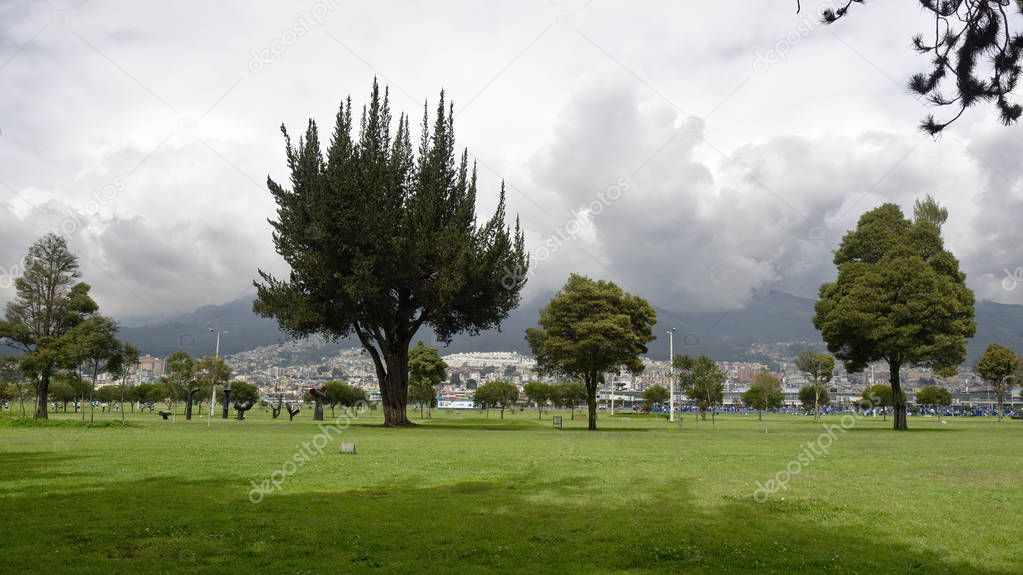 Quito, Pichincha, Ecuador - 2019: Parque Bicentenario de Quito (Parque ...