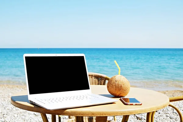 Beach office table Stock Photos, Royalty Free Beach office table Images ...