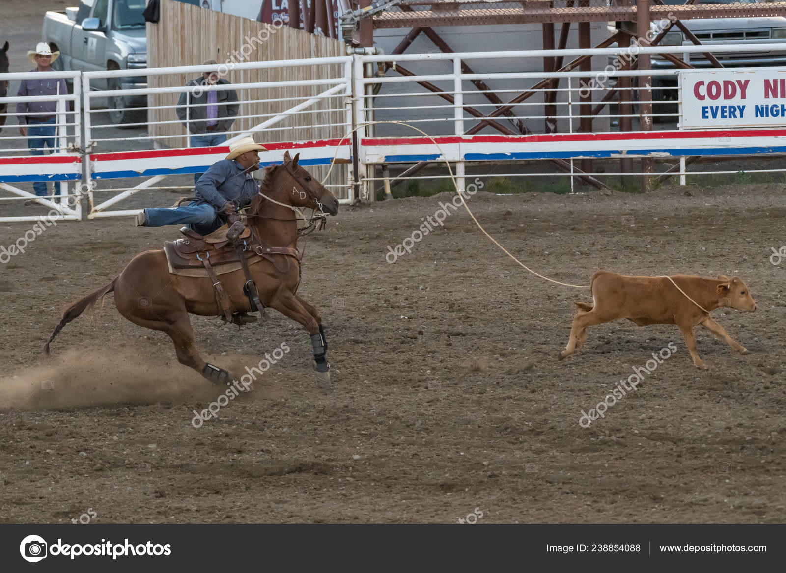 Cody Wyoming June 2018 Cody Stampede Park Arena Cody Rodeo — Stock ...
