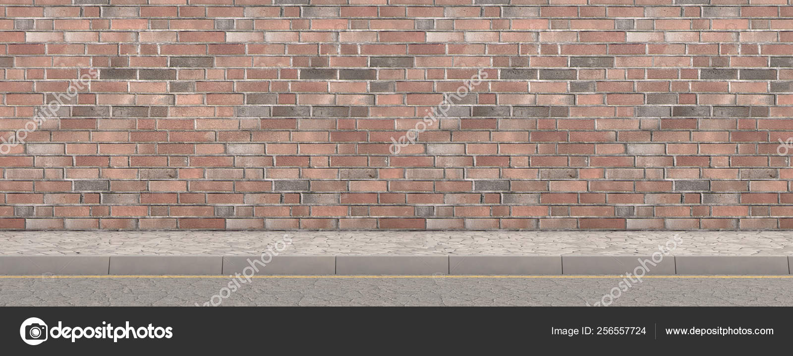 Pavement Street And Wall Backdrop Stock Photo by ©albund 256557724