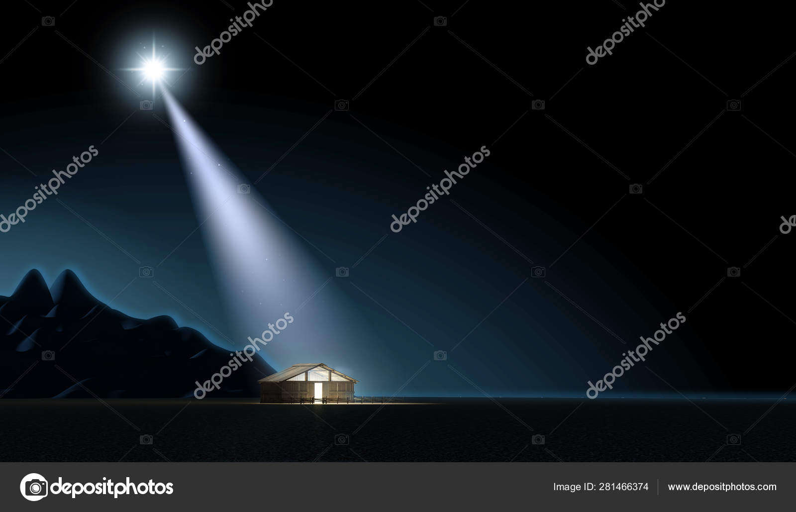 Christ's Birth In A Stable Stock Photo by ©albund 281466374