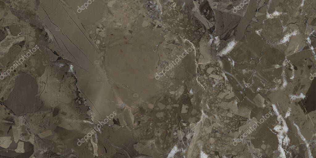 Diseño de mármol natural de color marrón y superficie de textura de ...