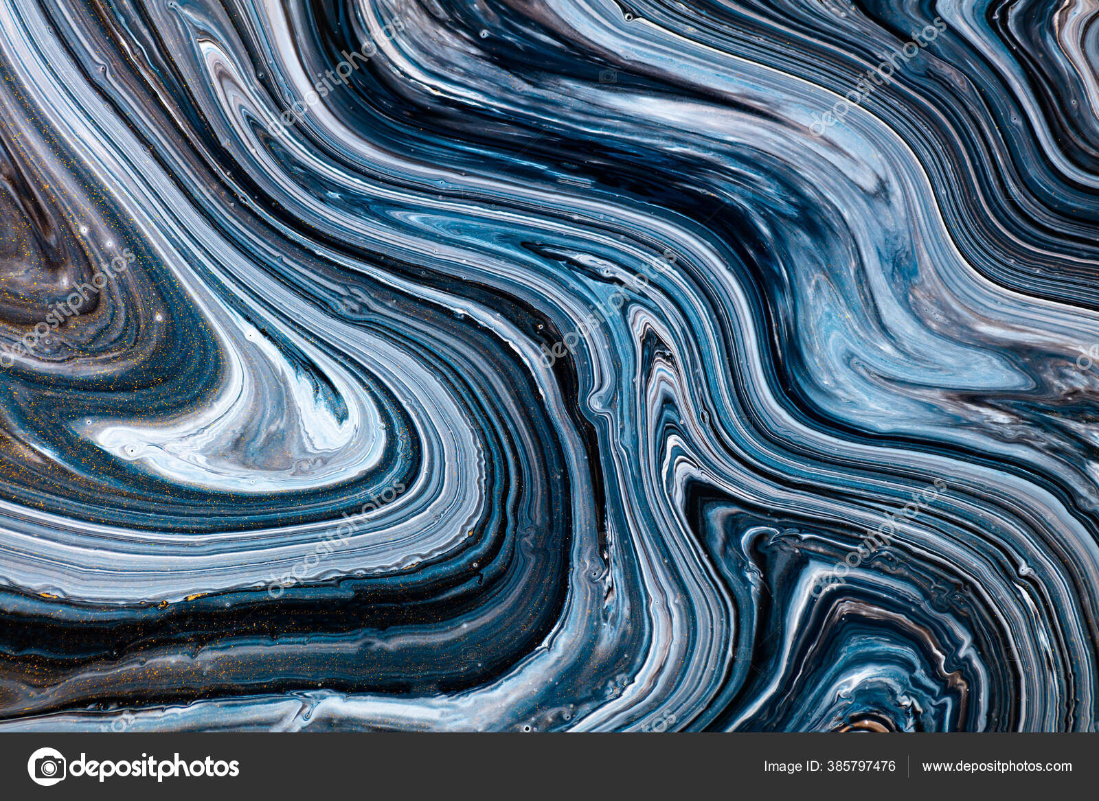 Fluid art texture. Abstract backdrop with iridescent paint effect ...