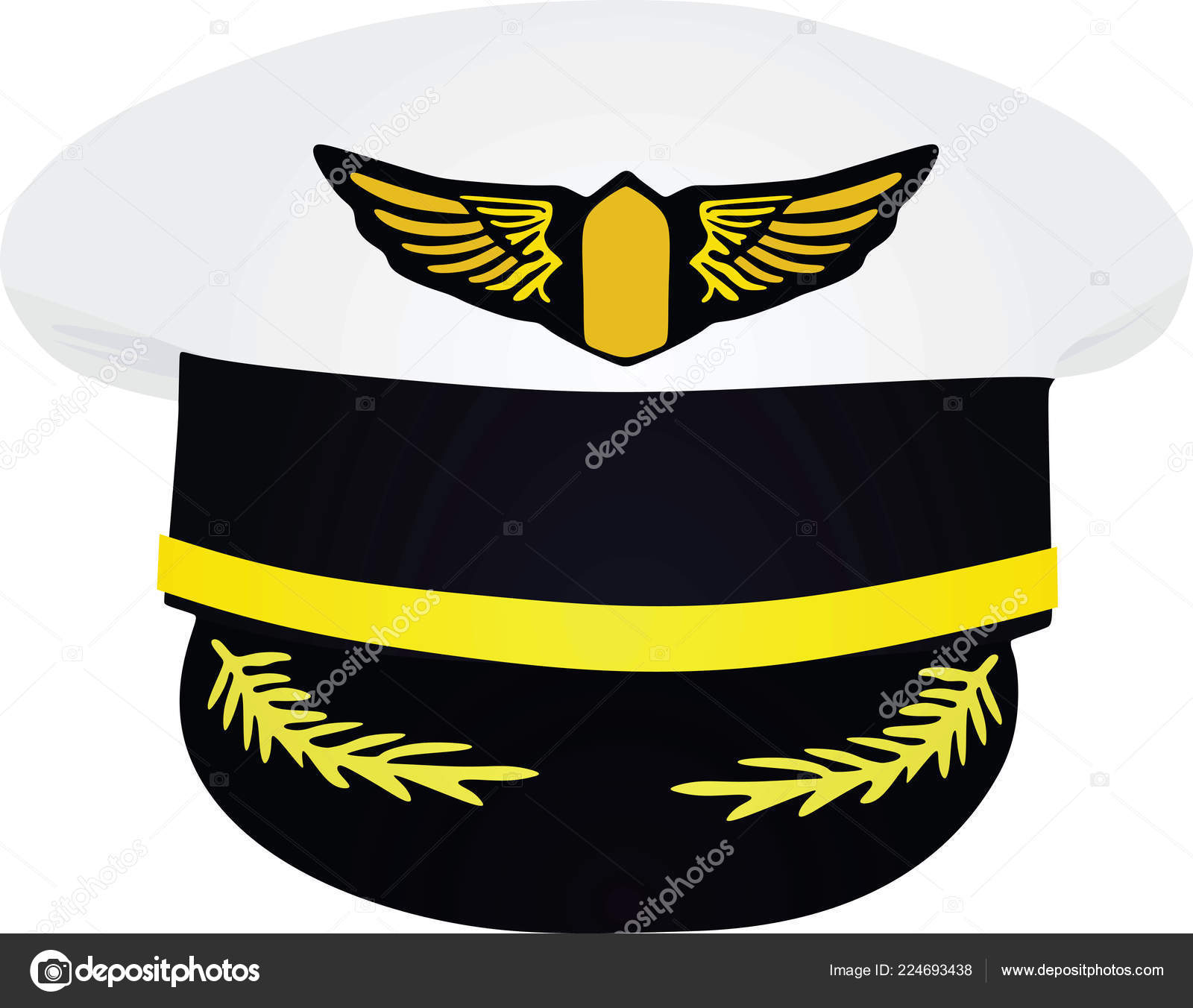 Pilot Hat Vector