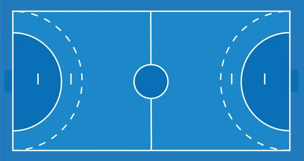 Terrain de handball — Image vectorielle unkreatives © #39805701