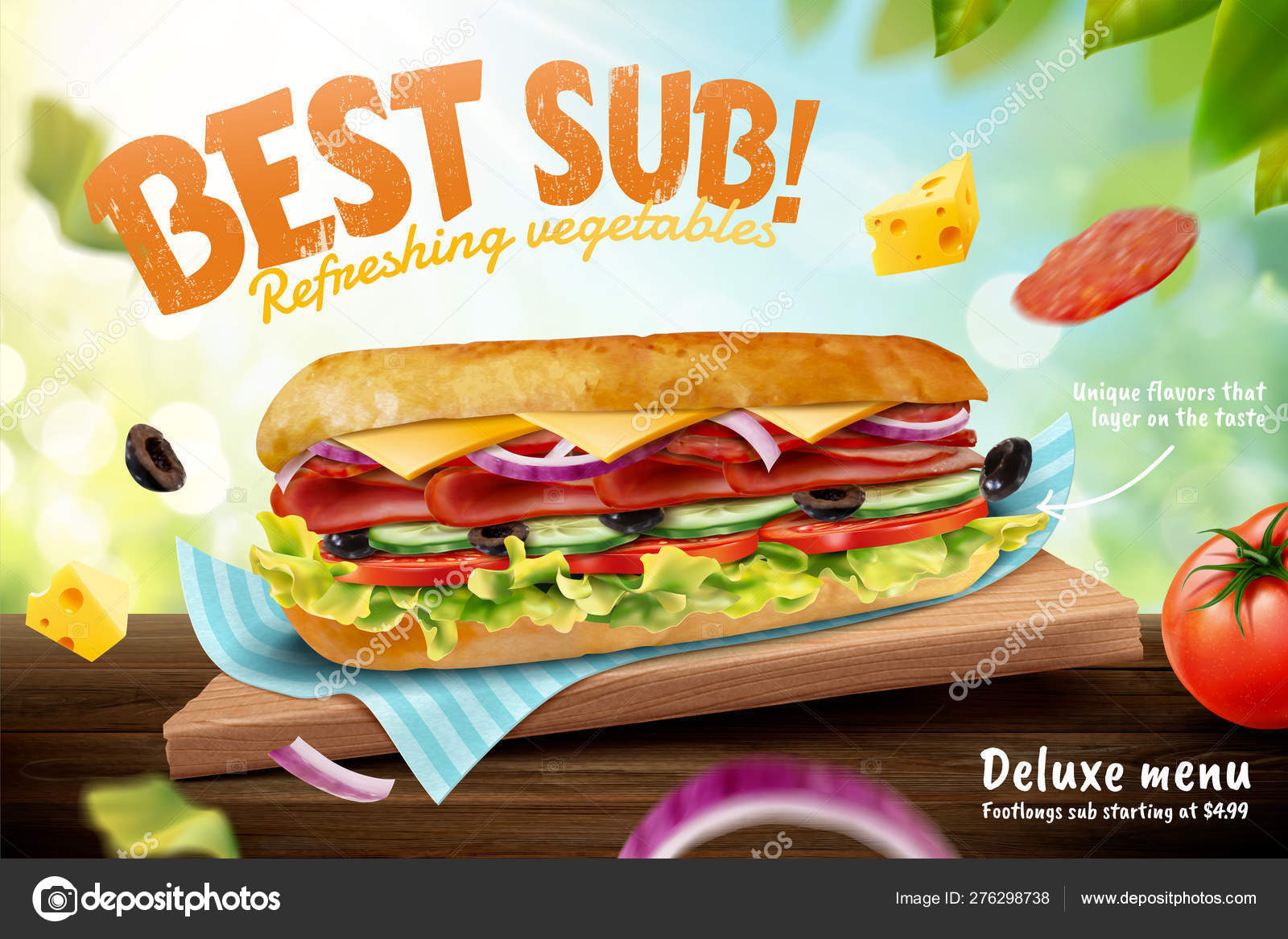 Sub Sandwich Vector
