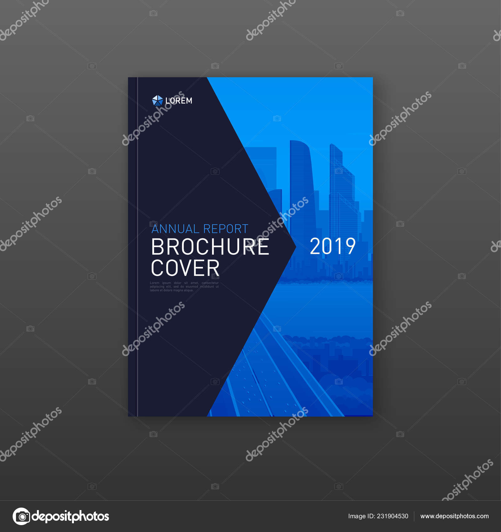 Construction brochure cover design layout. — Stock Vector © Sundali ...