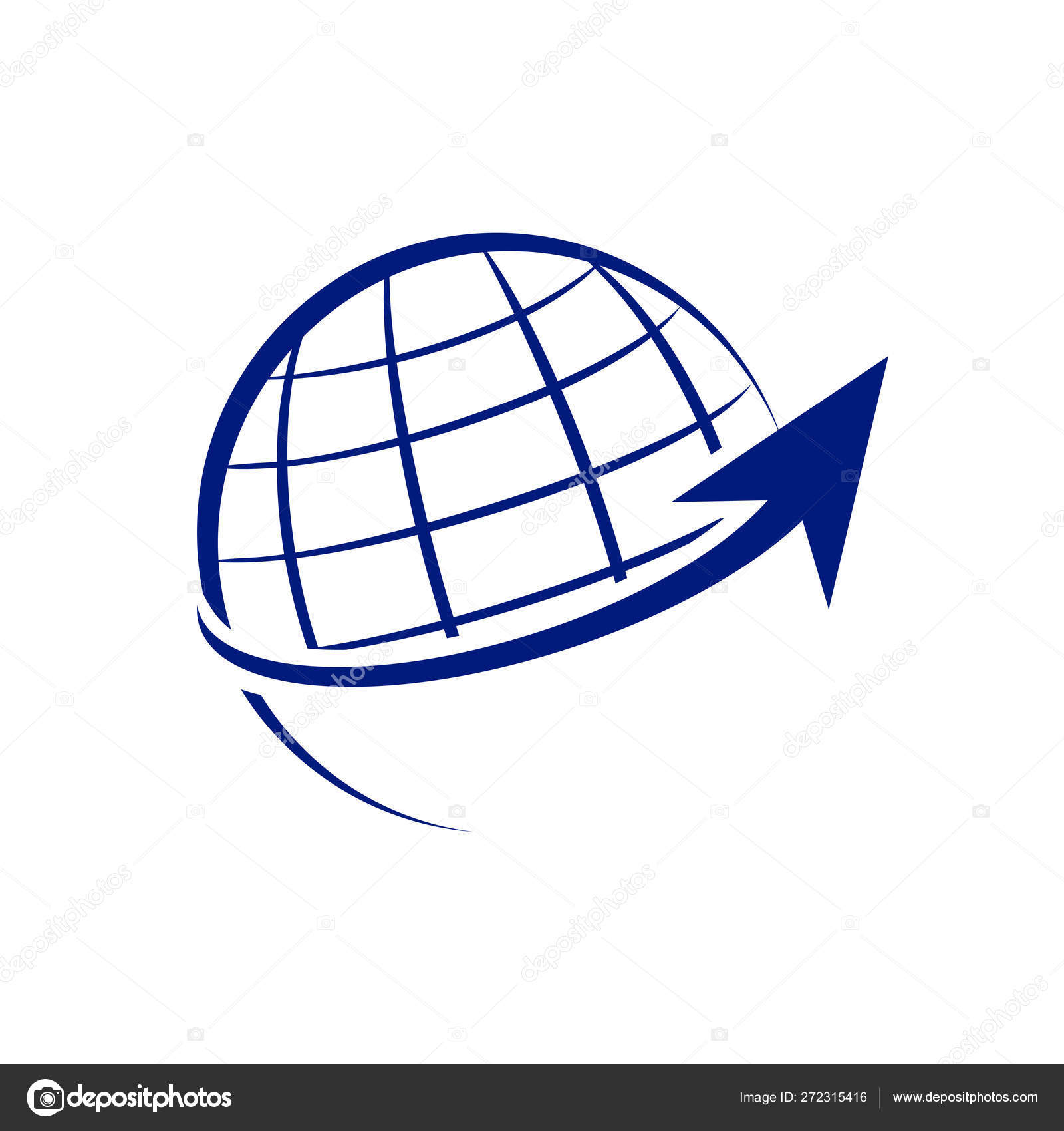 Worldwide Growth Arrow Symbol Design ⬇ Vector Image by © ronismith1979 ...