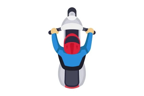 Motorcycle top view ภาพเวกเตอร์สต็อก Motorcycle top view ภาพประกอบที่ ...