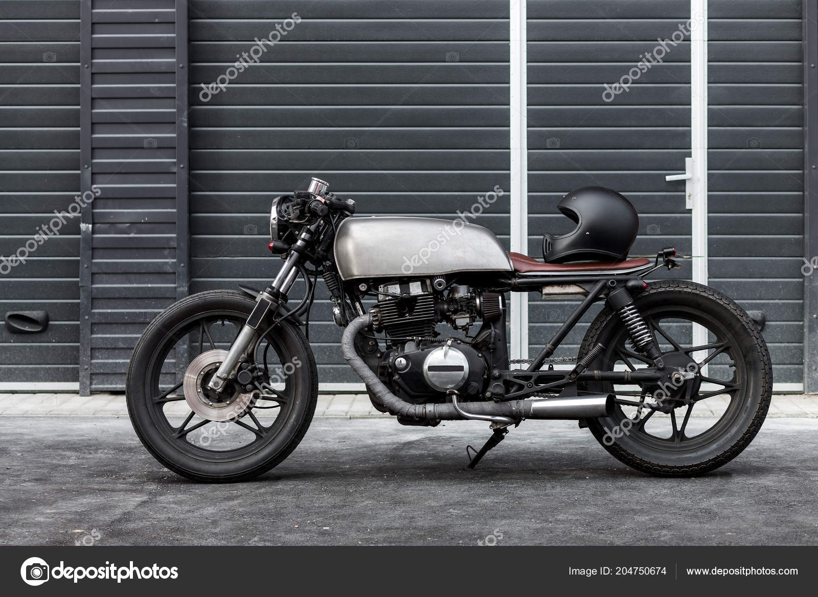 Custom Motorcycle Parking Industrial Building Everything Ready Having ...