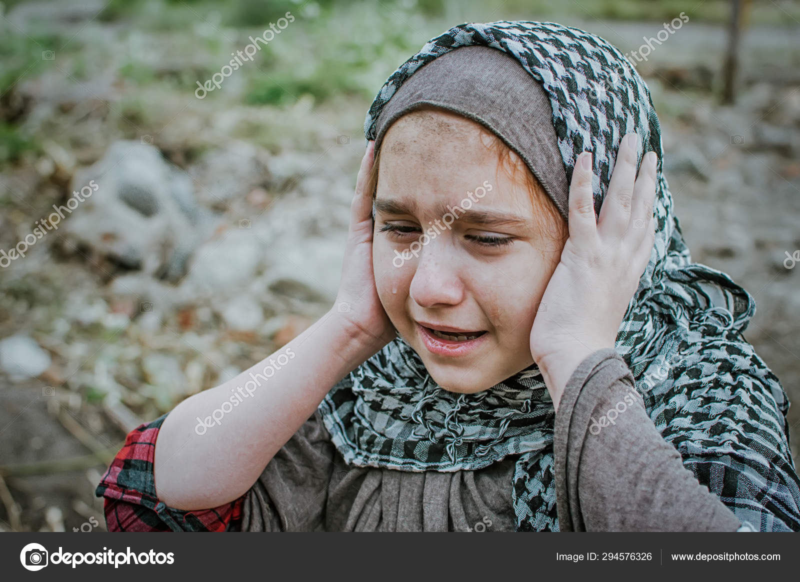 Children Crying War