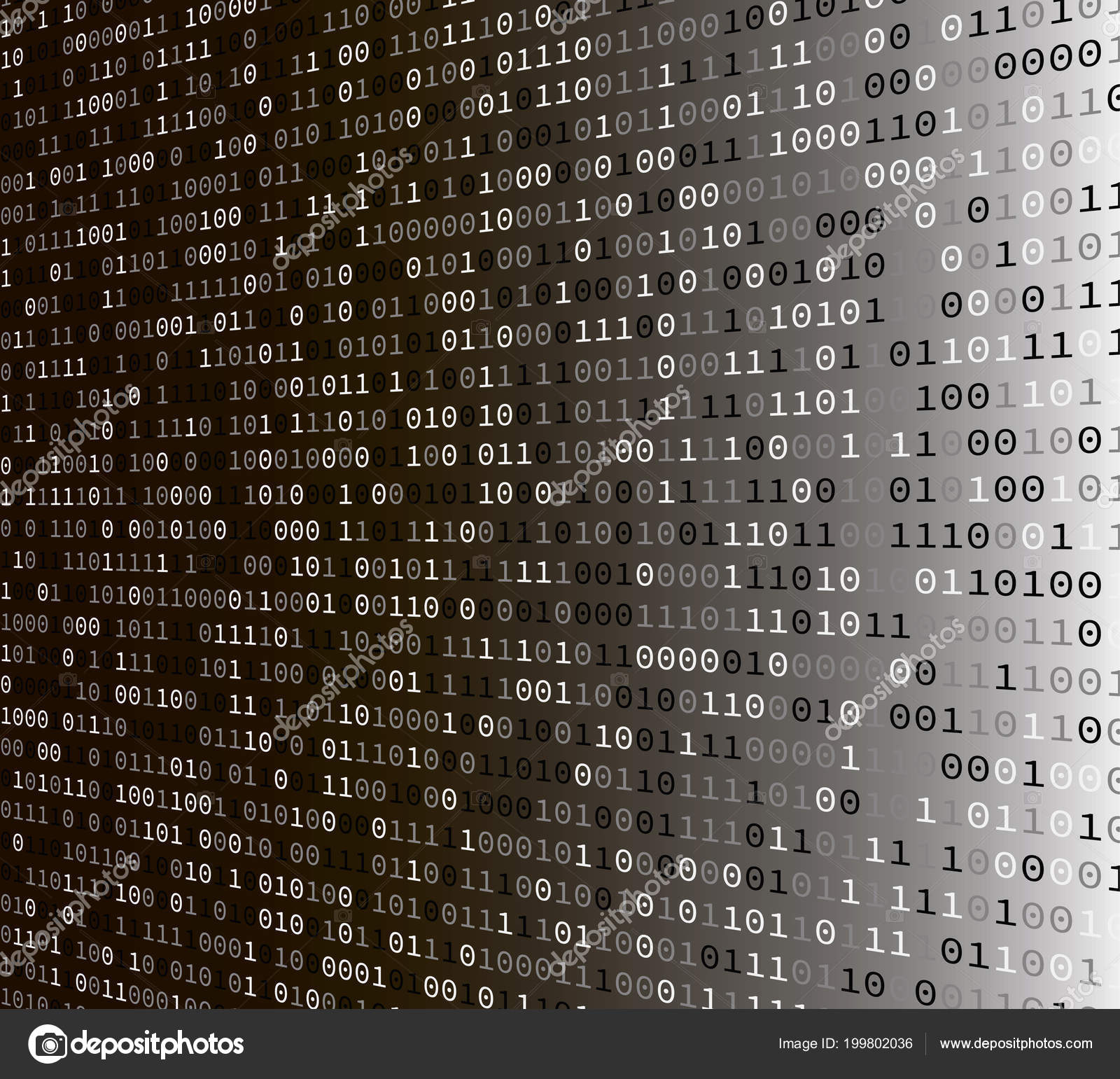 Binary code. Internet security concept. Stock Vector Image by ...