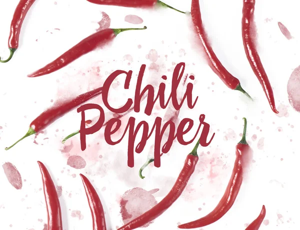 Red chili pepper font Stock Photos, Royalty Free Red chili pepper font ...