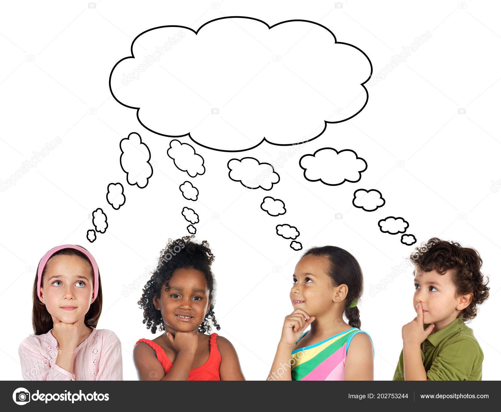 Children Thinking Images