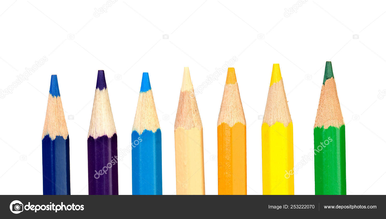 Crayon colored pencils Stock Photo by ©Gelpi 253222070