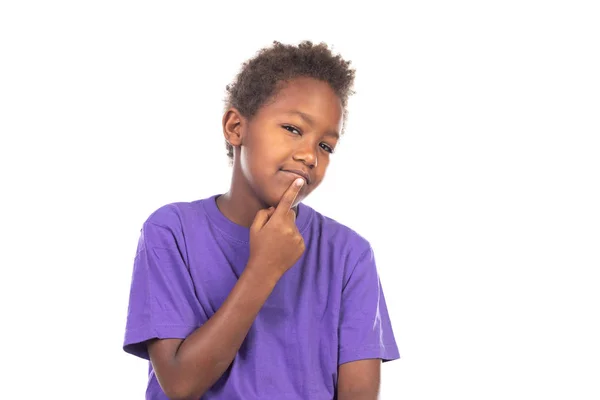 Black child thinking Stock Photos, Royalty Free Black child thinking ...