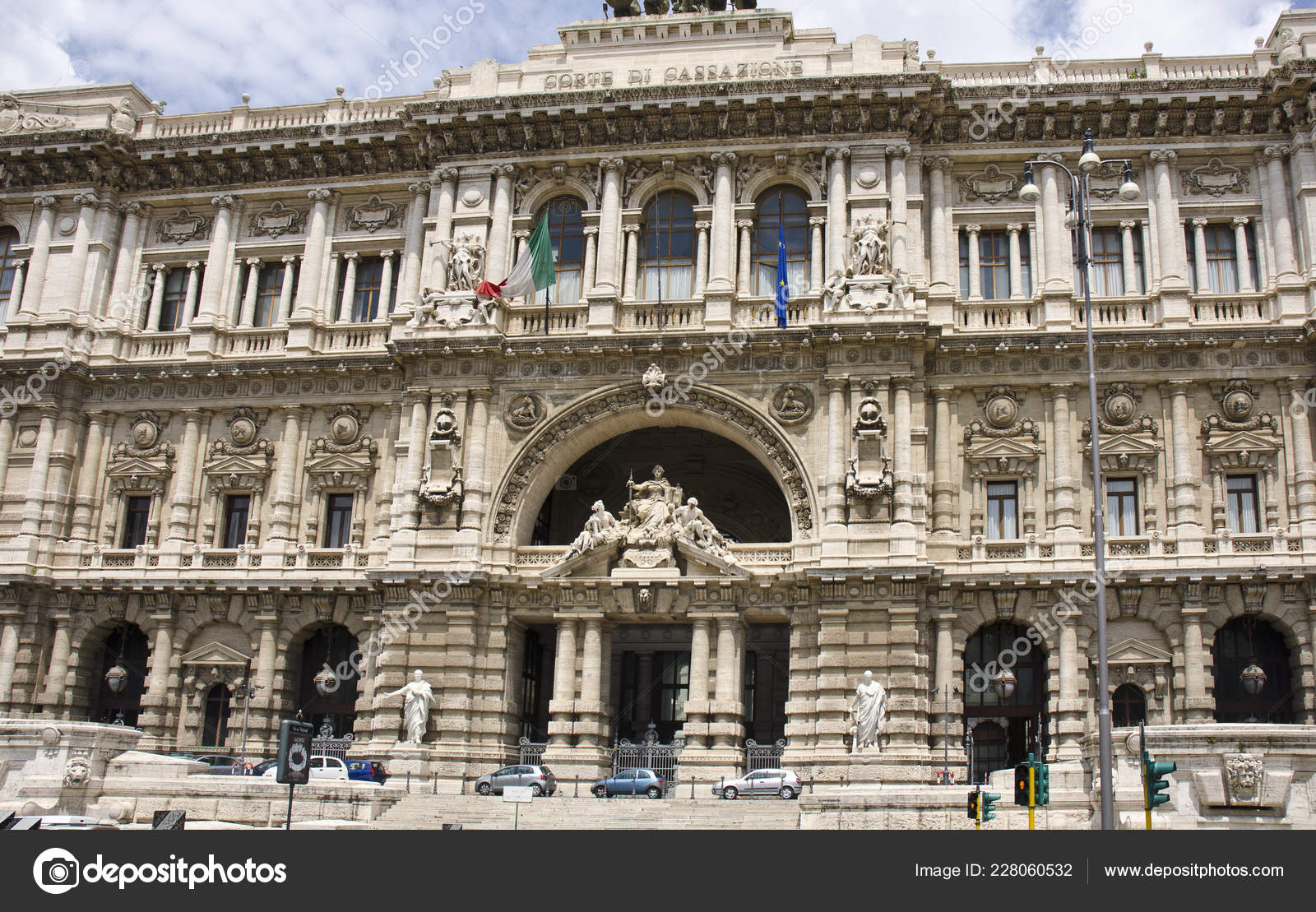 Rome June Supreme Court Building Facade – Stock Editorial Photo ...