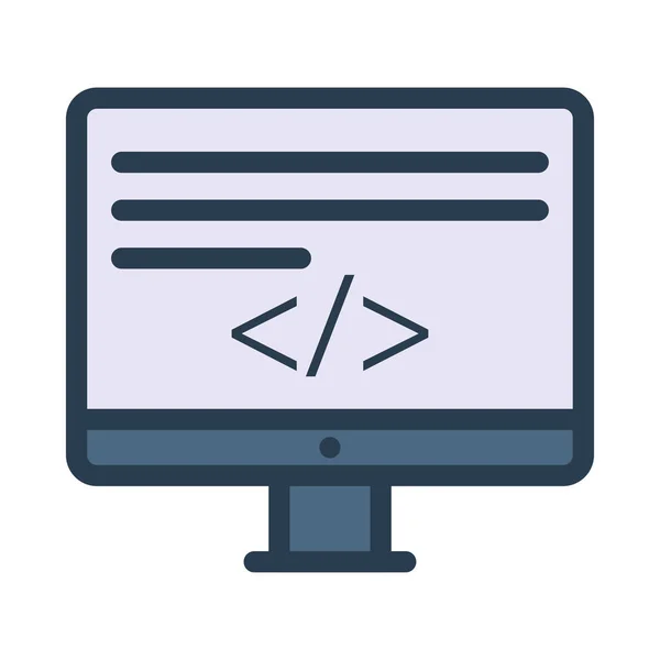 Blue Grey Computer Monitor Arrows Tag Screen Isolated White Background ...