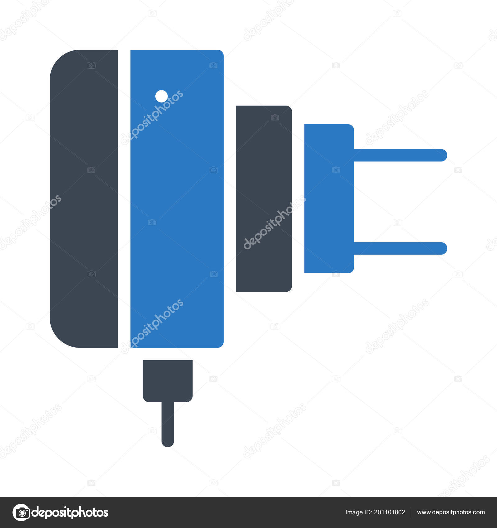 Adapter Isolated White Background Stock Vector by ©dinosoftlabs 201101802
