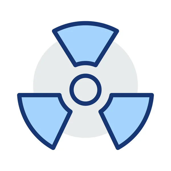 Radioactive Symbol White Background Colourful Dots Stock Vector by ...