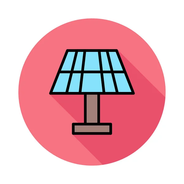 Solar Cell Sun Circle White Background Stock Vector by ©dinosoftlabs ...