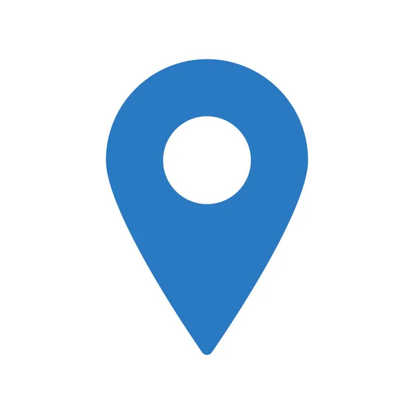 Location Map Sign Flash Blue Grey Colors Isolated White Background ...