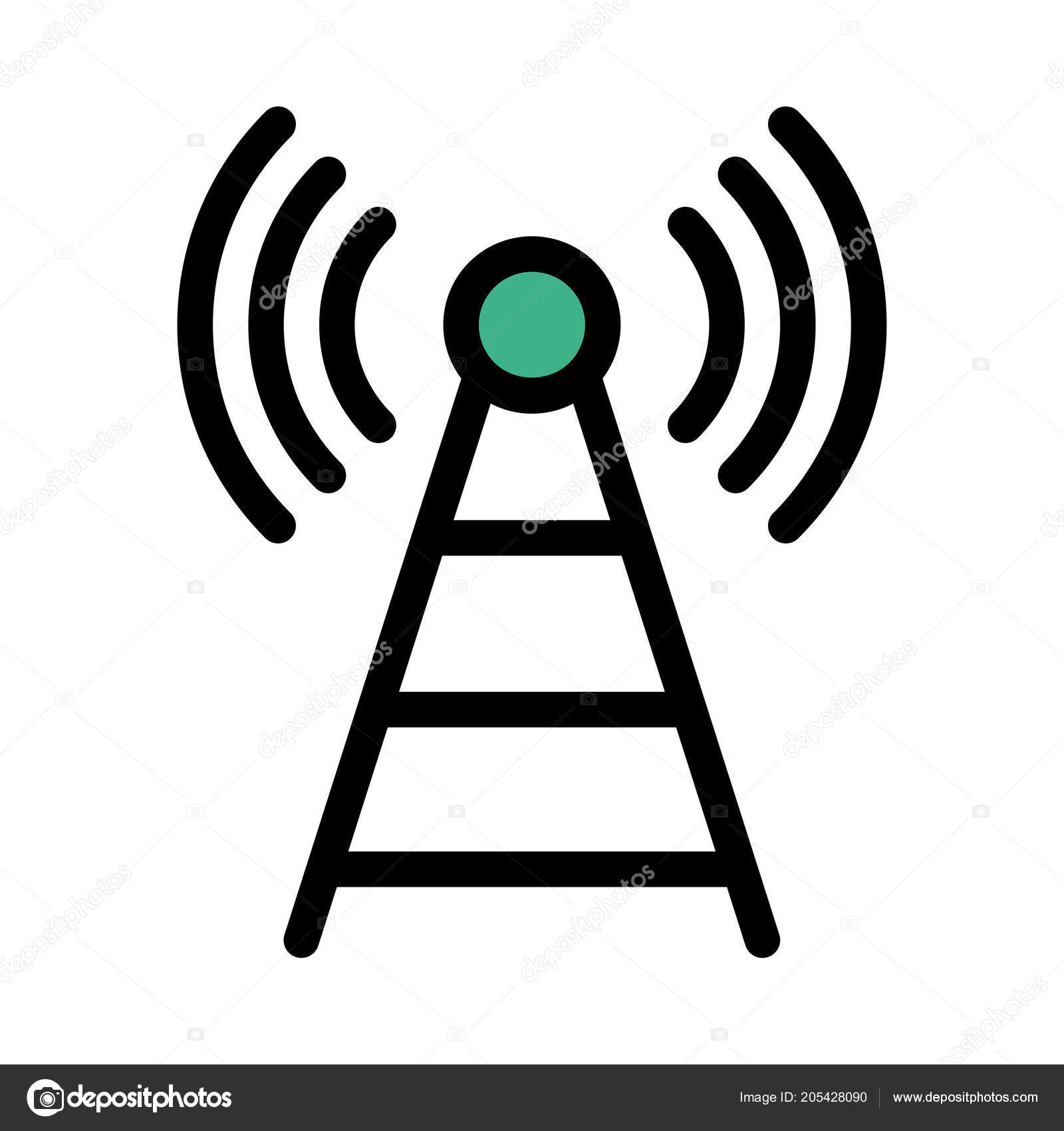 Wifi Icon Vector Illustration Stock Vector by ©dinosoftlabs 205428090 Wifi Icon Vector Illustration Stock Vector by ©dinosoftlabs 205428090
