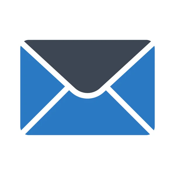 Empty Envelope Icon White Background Stock Vector by ©dinosoftlabs ...