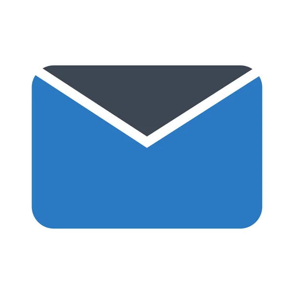 Empty Envelope Icon White Background Stock Vector by ©dinosoftlabs ...