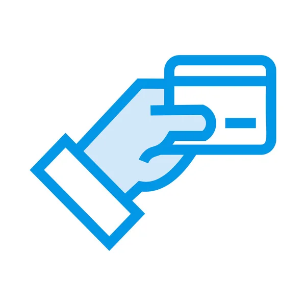 Card Hand Icon Vector Illustration Stock Vector by ©dinosoftlabs 205565372