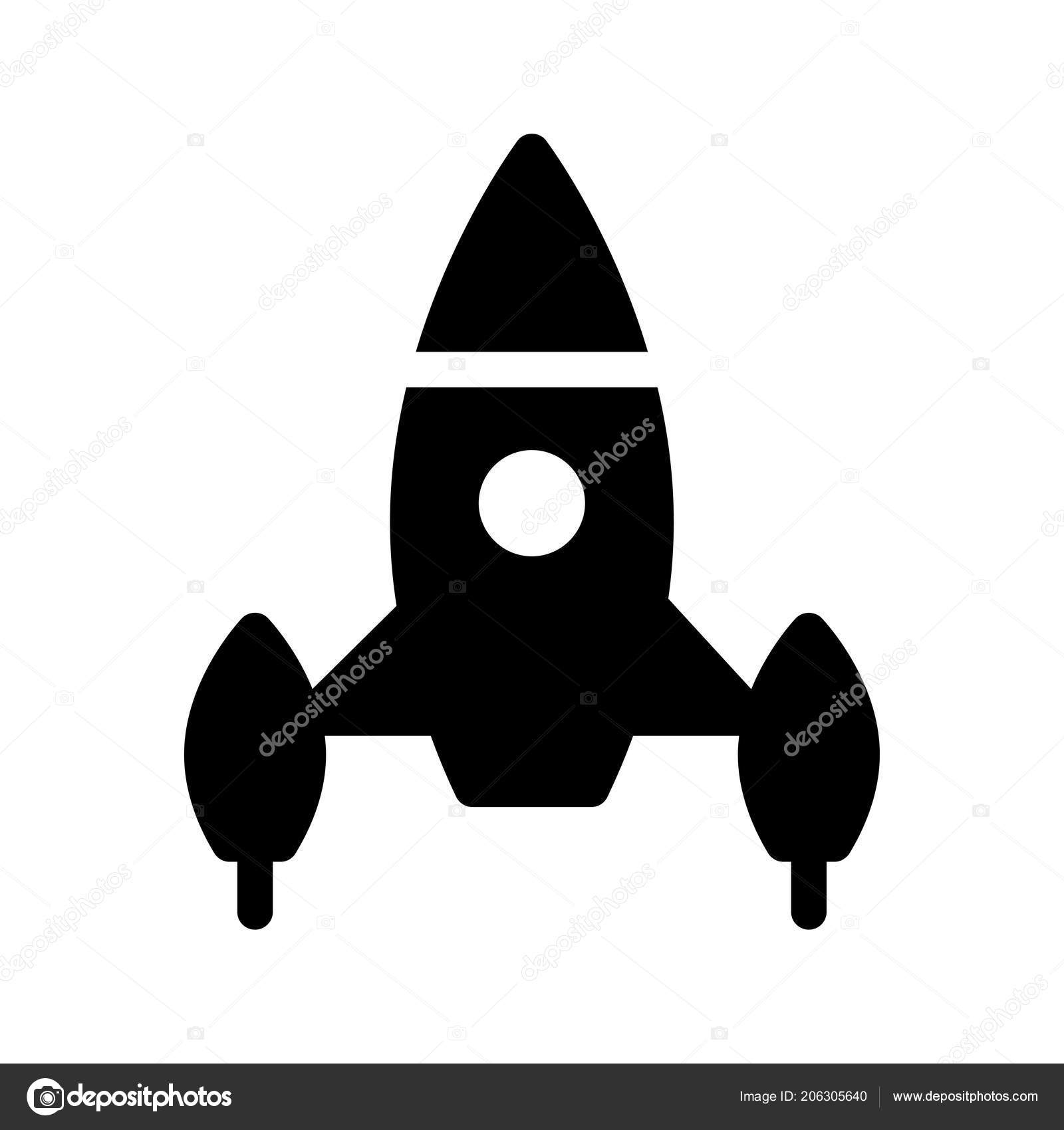 Simple Rocket Icon Vector Illustration Stock Vector by ©dinosoftlabs ...