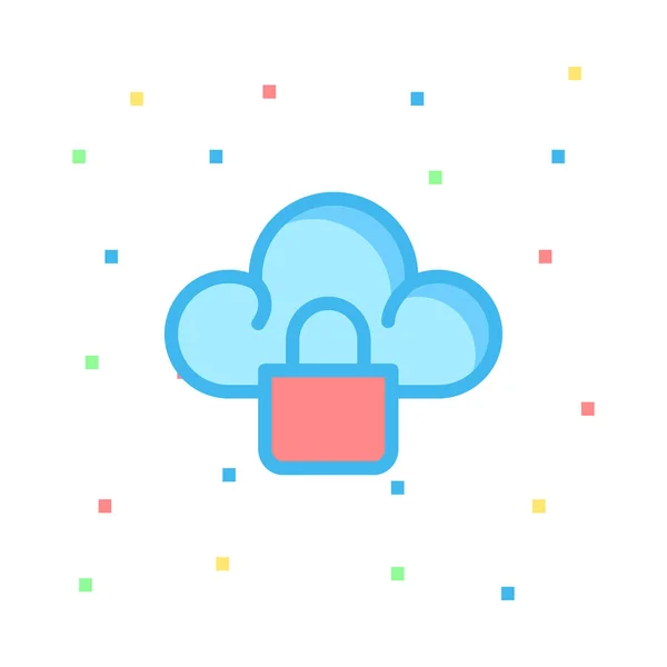 Bezpieczna chmura Vector Art Stock Images | Depositphotos