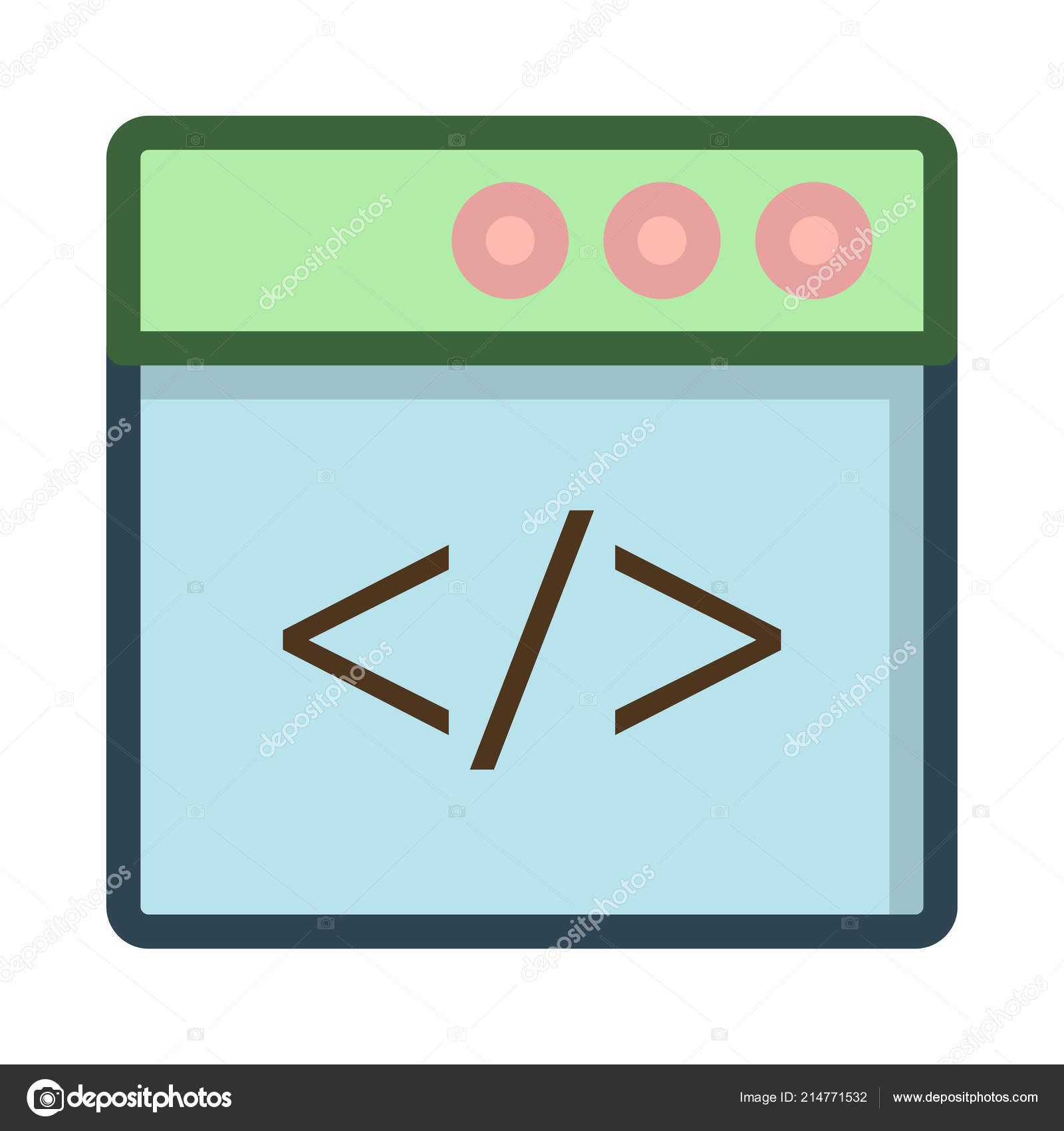 Web Color Design Icon Development Stock Vector Image by ©dinosoftlabs ...