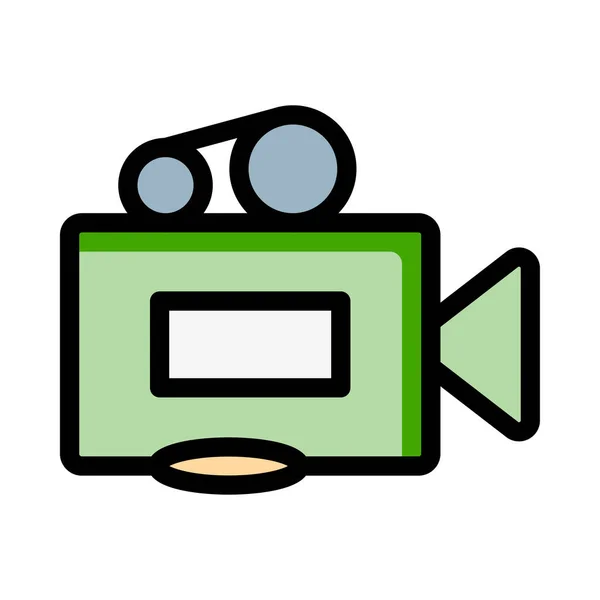 Bioscope camera logo imágenes de stock de arte vectorial | Depositphotos