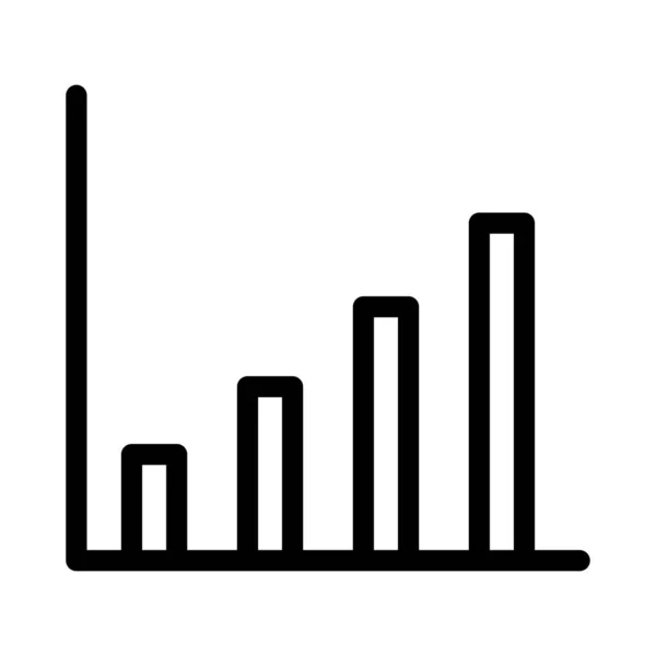 Board Growing Chart Isolated White Background Stock Vector by ...