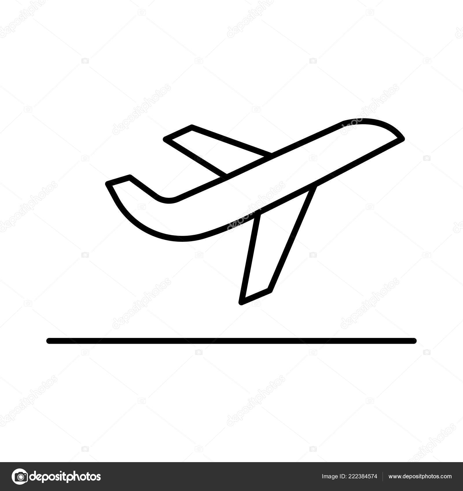 Flight Airplane Airbus Vector Color Icon Stock Vector Image by ...