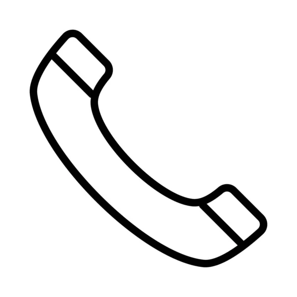 Receiver Flat Icon Isolated White Background Vector Illustration Call ...