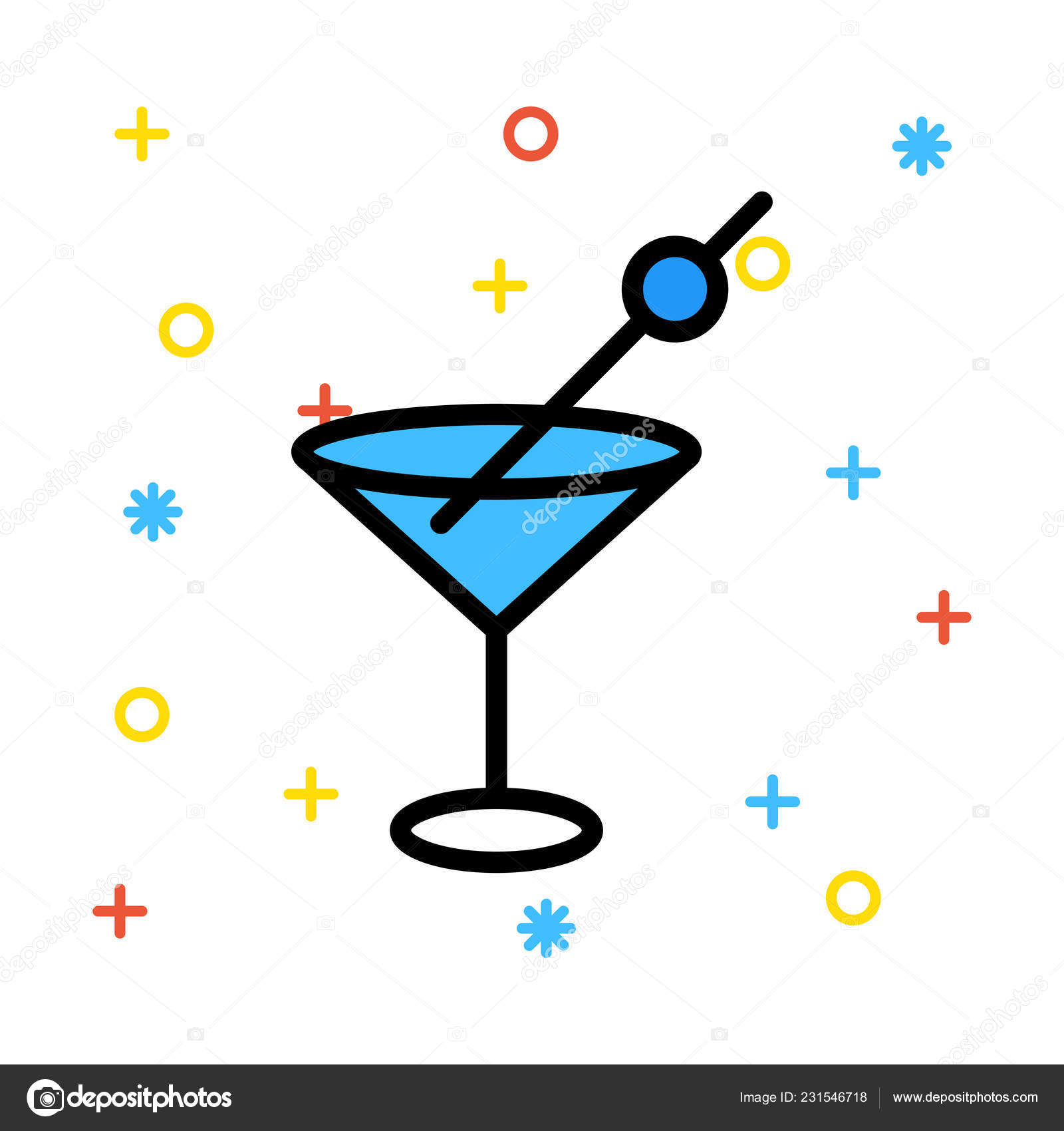 Drink Juice Beverage Vector Illustration Stock Vector by ©dinosoftlabs ...