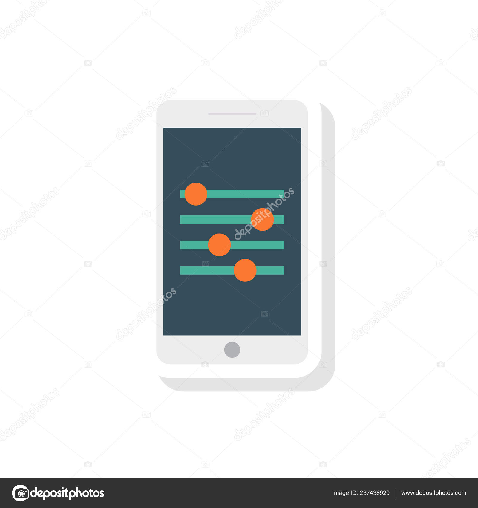 Control Slider Adjustment Vector Illustration Stock Vector Image by ...