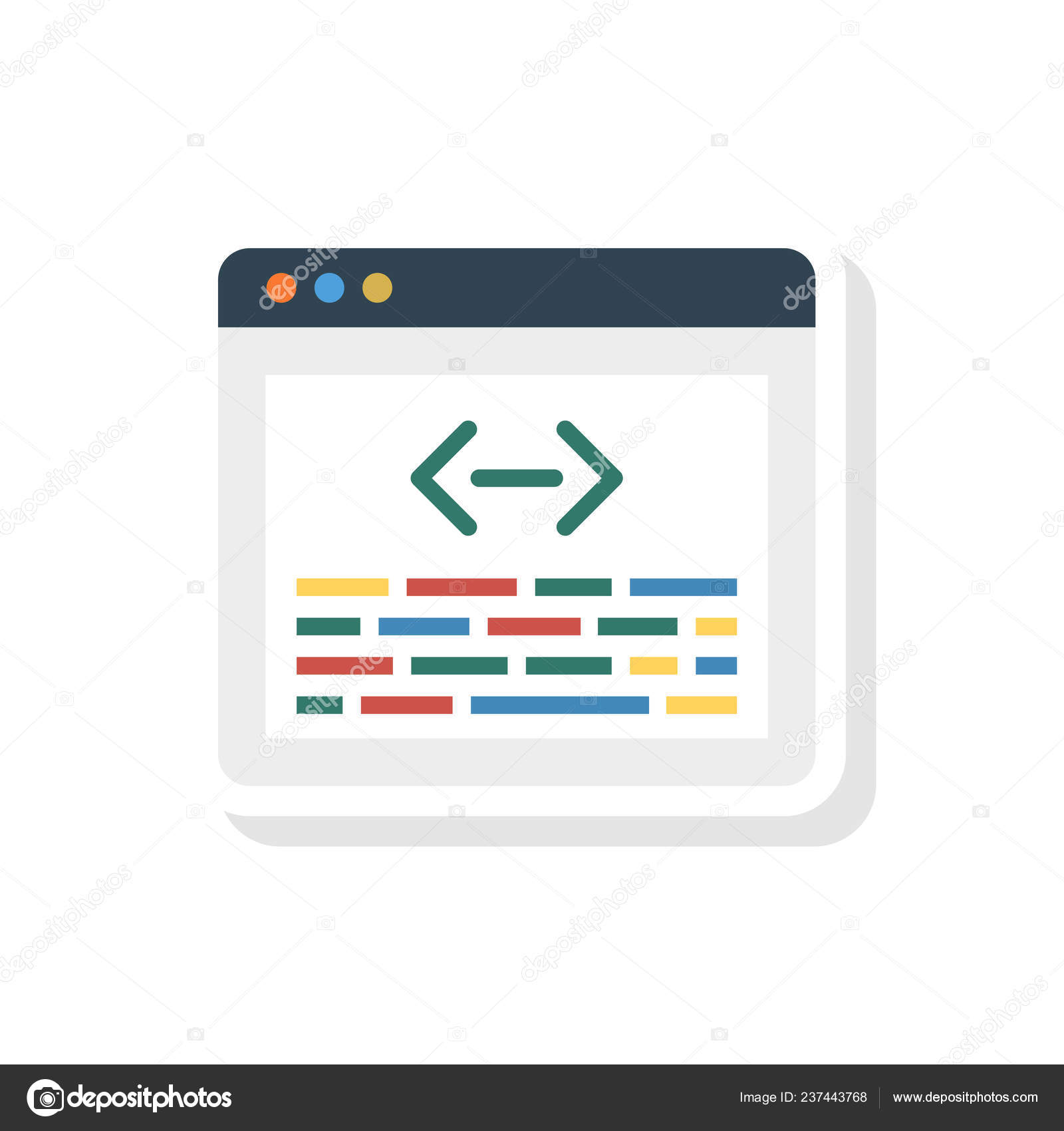 Script Codificación Programación Vector Ilustración Vector de stock por ...