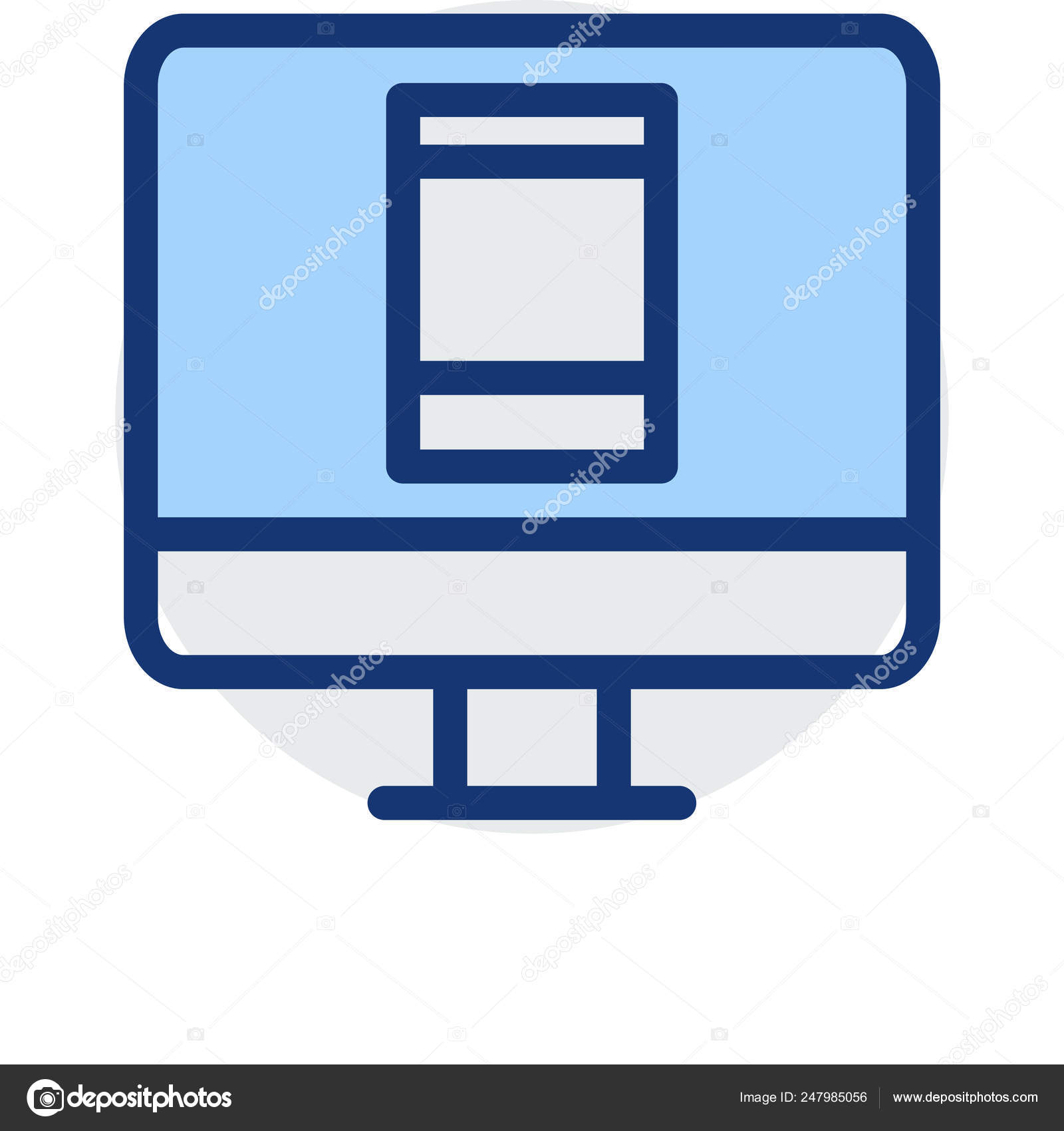 File Sharing Transfer Mobile Vector Illustration Stock Vector by ...