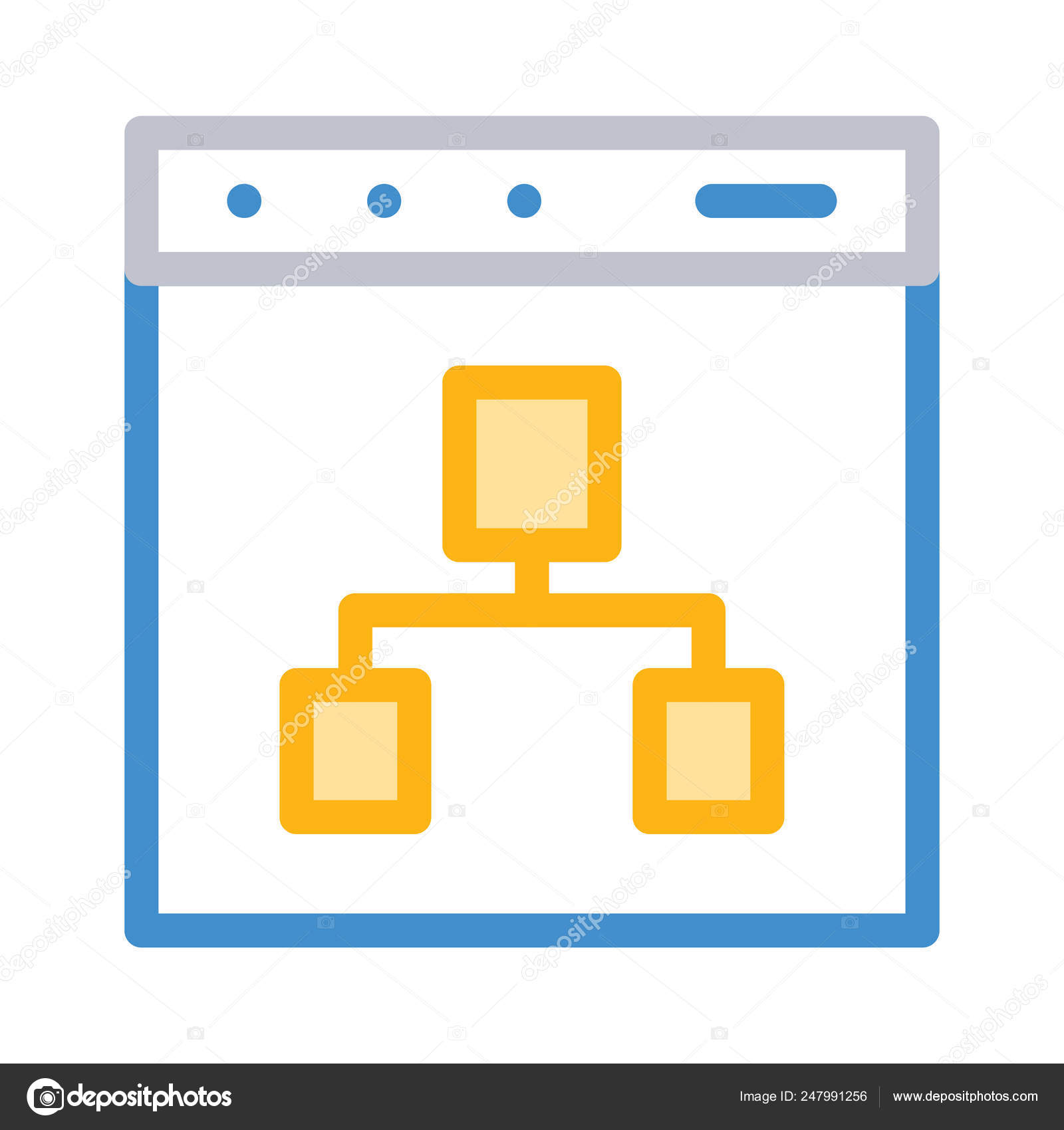 Network Connection Sharing Vector Illustration Stock Vector by ...