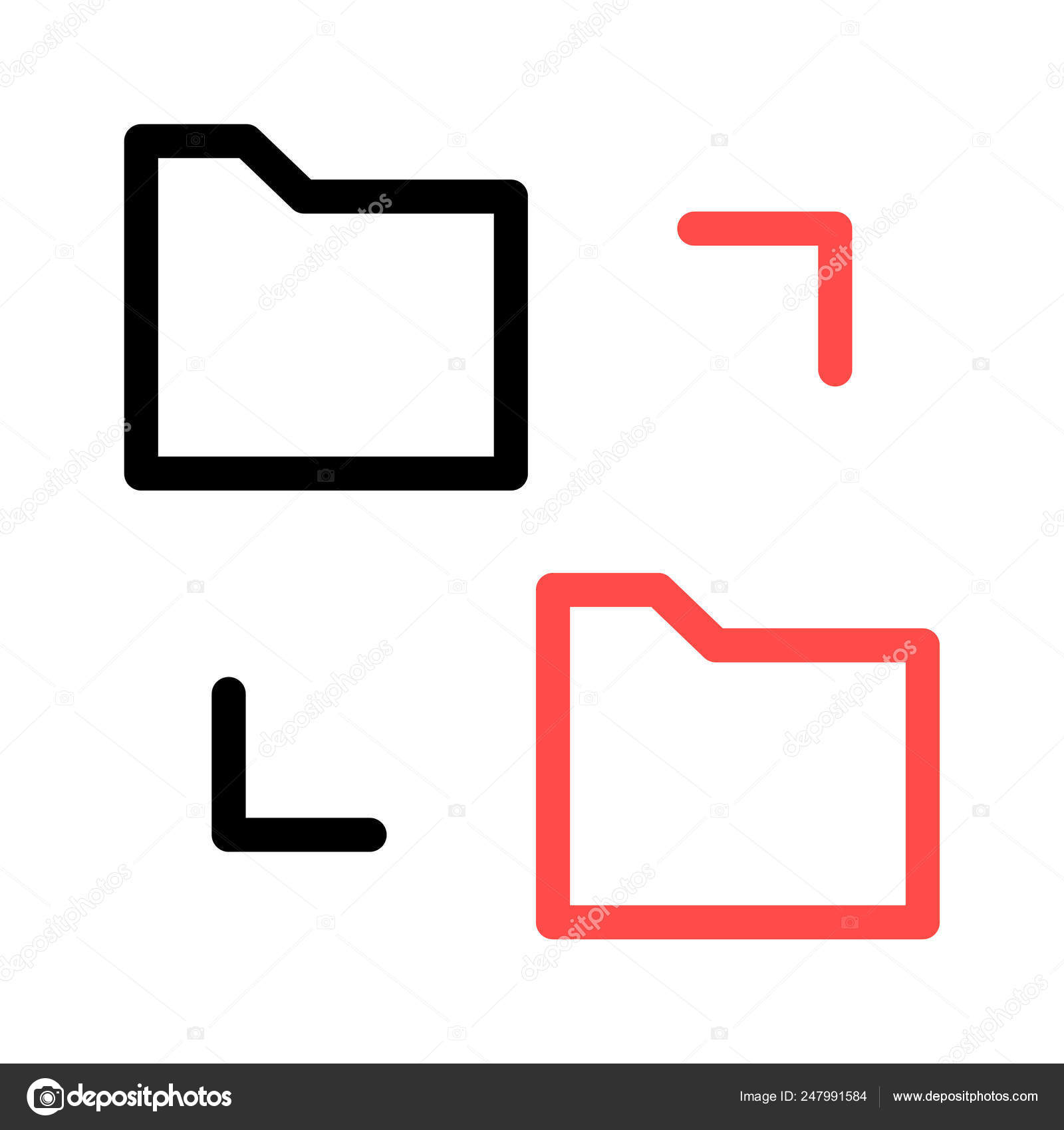 Partage Fichiers Illustration Vectorielle Transfert Répertoire Vecteur ...