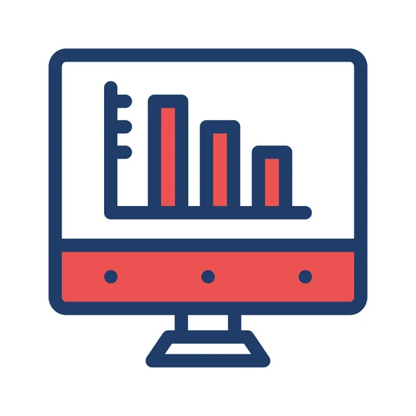 Graph Chart Statistics Vector Illustration Stock Vector by ...