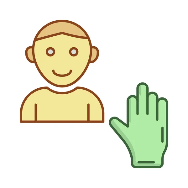 Stop Player Referee Vector Illustration Stock Vector by ©dinosoftlabs ...