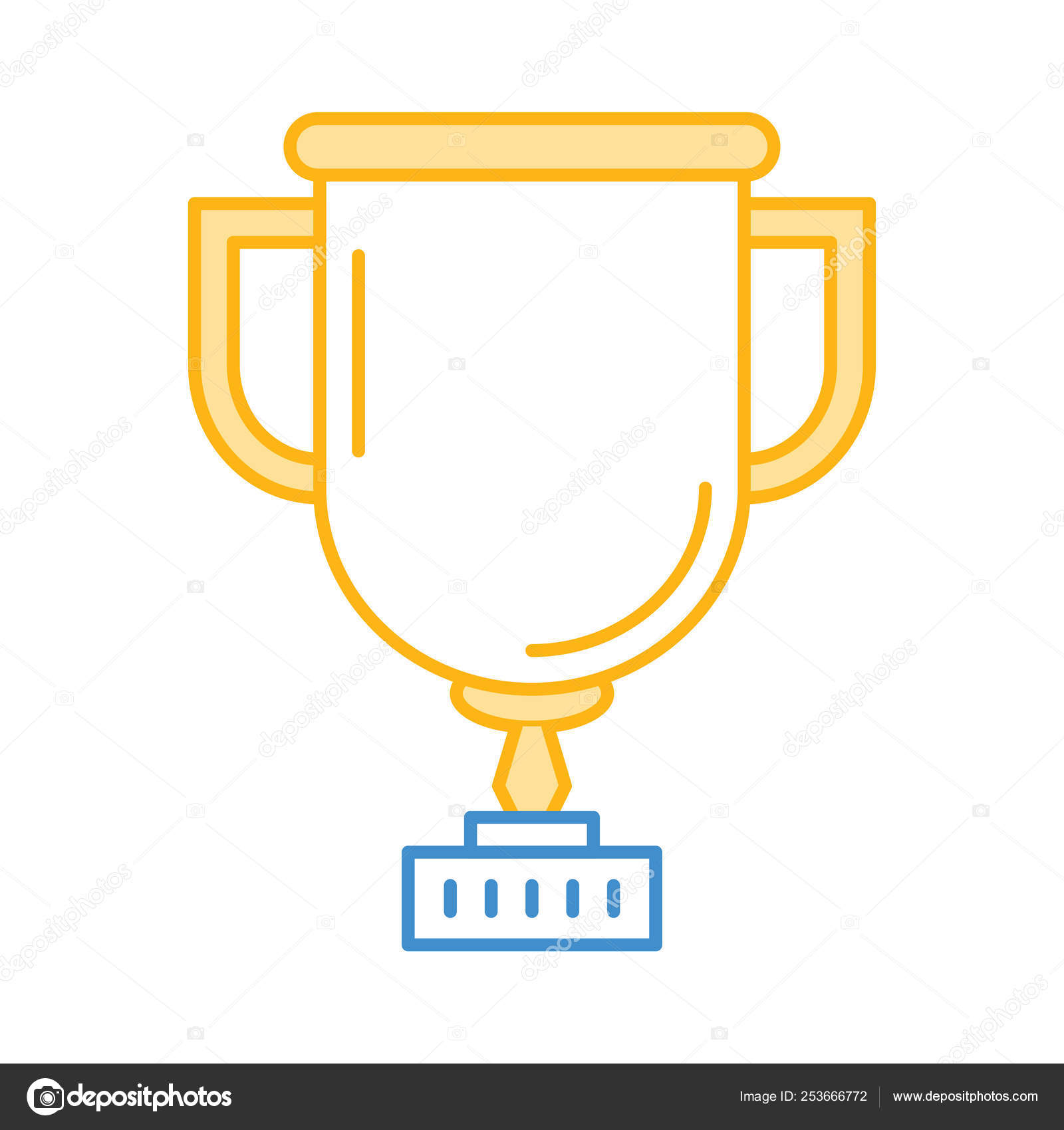 Winner Champion Trophy Vector Illustration Stock Vector by ...