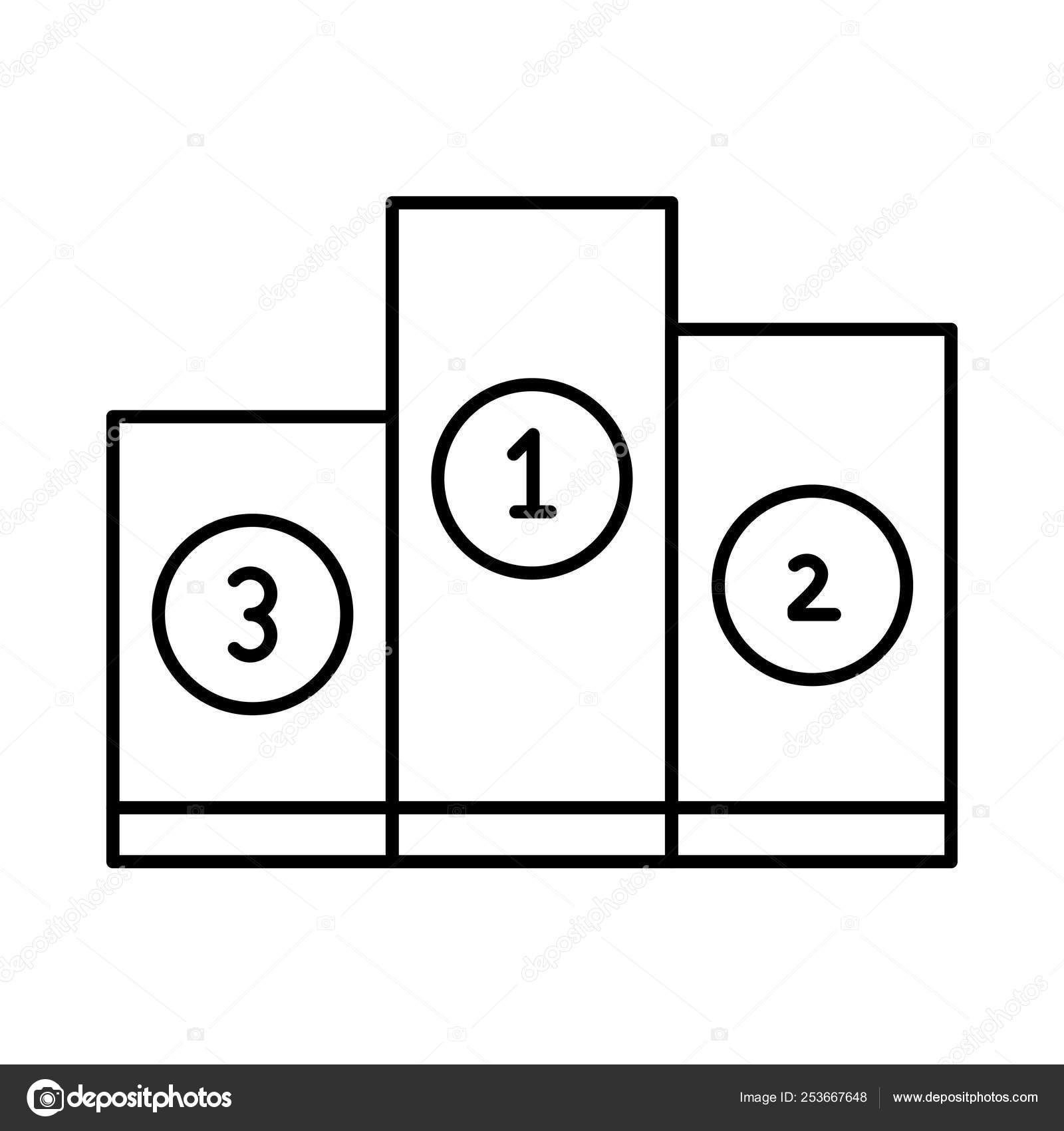 Podium Prize Champion Vector Illustration Stock Vector by ©dinosoftlabs ...