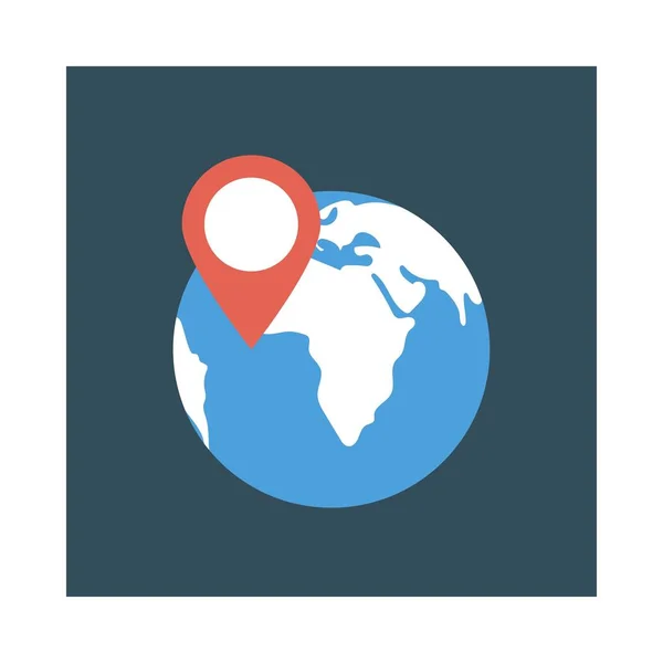 Map Location World Vector Illustration Stock Vector by ©dinosoftlabs ...